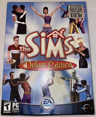 Sims: Deluxe Edition (PC, 2002) Original Big Box Version - New Factory ...