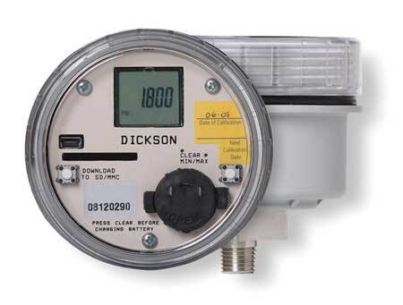 DICKSON PR325 Data Logger,Pressure Range 0 to 300 PSI 2TLA4 | eBay