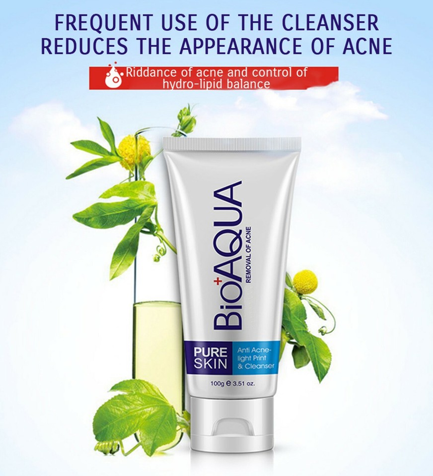 BIOAQUA Face Acne Treatment Anti-Acne Scar Removal Spots Oil Cream ...