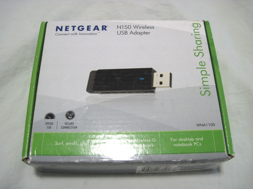 Netgear WNA1100 N150 Wireless USB WiFi Wireless UBS Adapter w/New ...