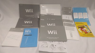 Nintendo Wii Operations Manuals! | eBay