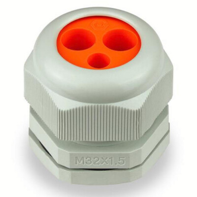 Grey Plastic consumer unit meter Tails gland kit 25mm + 16mm earth IP68 ...