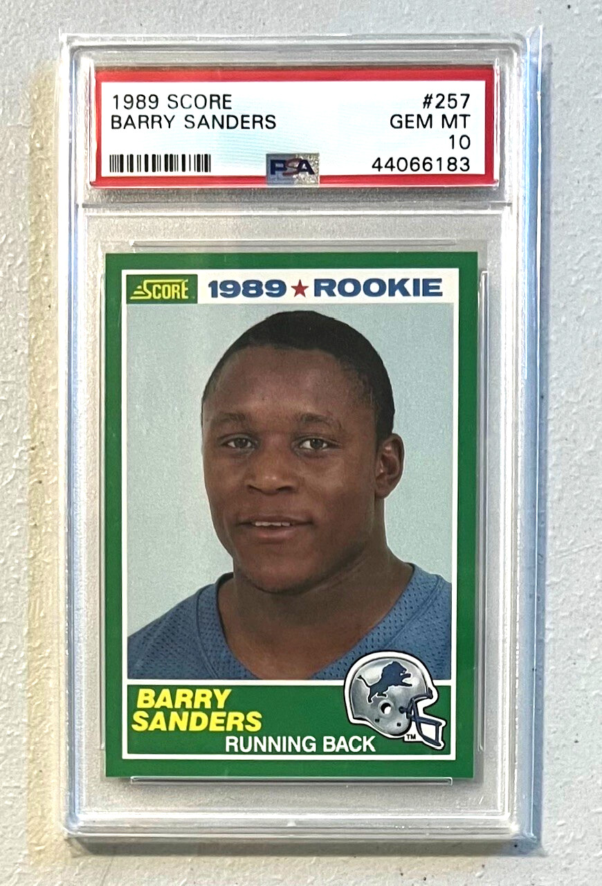 Barry Sanders 1989 Score #257 Base Price Guide - Sports Card Investor
