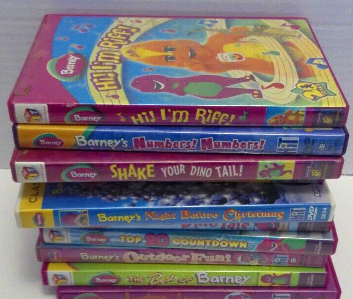 Barney And Friends DVD Lot Of 10 Adventure Educational Kid’s Children ...