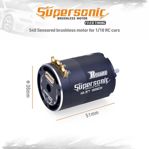 Hobbywing 10BL120 ESC+540 Motor Sensored Brushless Combo for 1/10 Drift ...