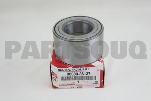 9008036137 Genuine Toyota BEARING (FOR FRONT AXLE HUB), RH/LH 90080 ...