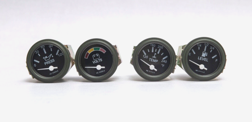 HMMWV GAUGE KIT TEMPERATURE VOLTMETER FUEL LEVEL OIL HUMVEE | eBay