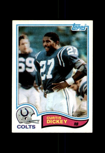 1982 TOPPS FOOTBALL BALTIMORE COLTS #13 CURTIS DICKEY | eBay