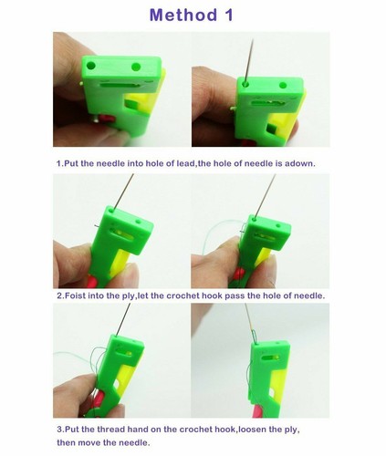 AUTOMATIC NEEDLE THREADER THREAD DEVICE EASY STITCH THREAD TOOL SEWING ...
