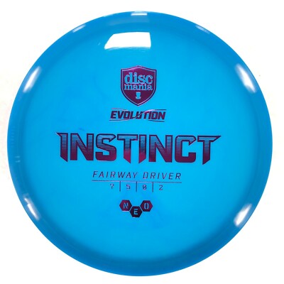 DISC GOLF DISCMANIA EVOLUTION NEO PLASTIC INSTINCT FAIRWAY DRIVER 172g ...