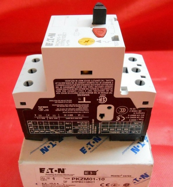 Eaton Klocker Moeller Pkzm01-10 Xtpb010bc1 Circuit Breaker for sale ...
