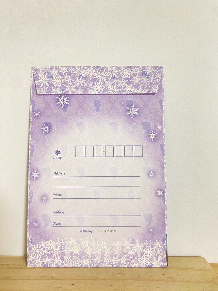 Frozen The Movie Elsa Anna Disney Limited Envelope Smiling Purple From ...