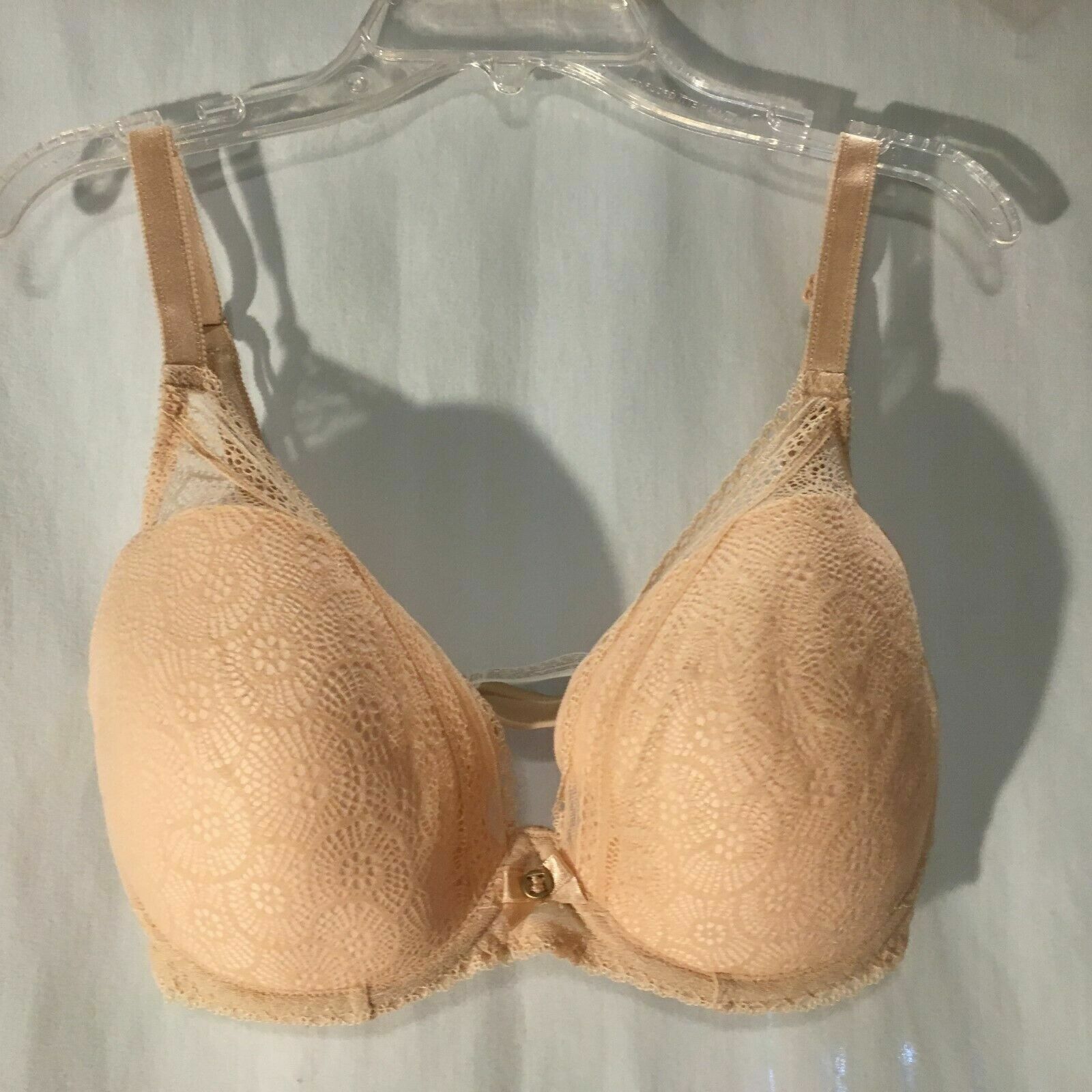 NWOT CHANTELLE BLUSH SIZE 32DD 32DDDD 34DDDD FESTIVITE UW PLUNGE BRA ...
