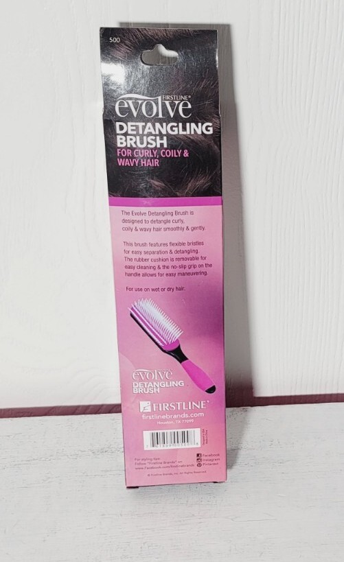 NEW Professional Firstline Evolve Detangling Brush For Curly, Coily & Wavy Hair | eBay