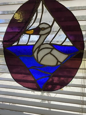 Stained Glass Windows - Stained Glass Window Duck
