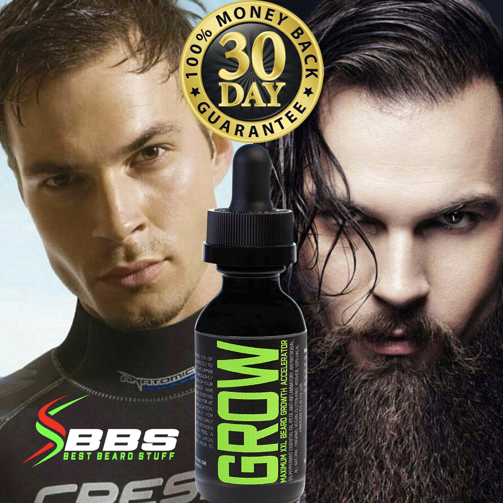 Best Beard Stuff GROW Maximum XXL Beard Growth & Mustache Accelerator ...