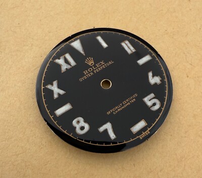 Vintage 1940 Rolex 620, 630 Bubbleback Original refinished Black ...