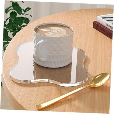 Acrylic Coaster Decorative Plates, Irregular Bar Drink Coaster Cloud 1 ...