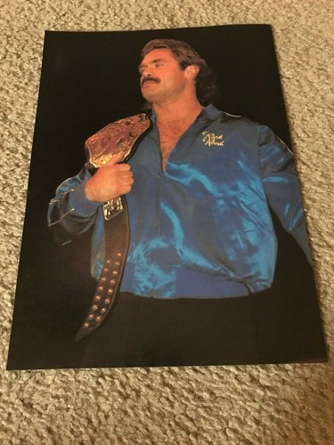 Vintage NWA RAVISHING RICK RUDE Wrestling Pinup Photo WCW ECW WWF 1980s ...