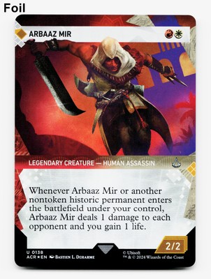 Arbaaz Mir (Showcase) - Foil - Assassin's Creed (ACR) MTG Magic 🔥⚪ | eBay UK