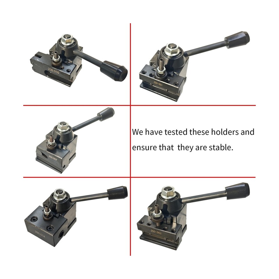 OXA Wedge Type Quick Change Tool Post Set, OXA Tool Holder Set, 6"-9 ...