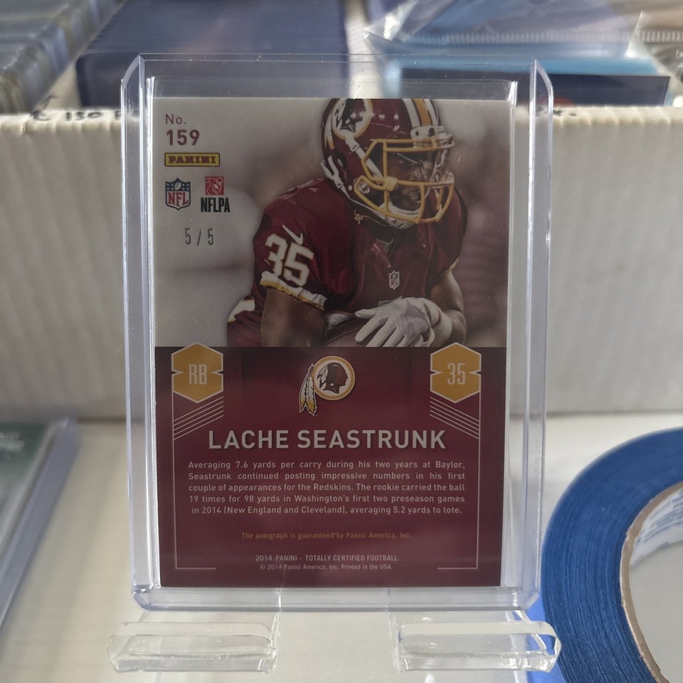 2014 Totally Certified Lache Seastrunk Emerald Rookie Auto RC /5 | eBay