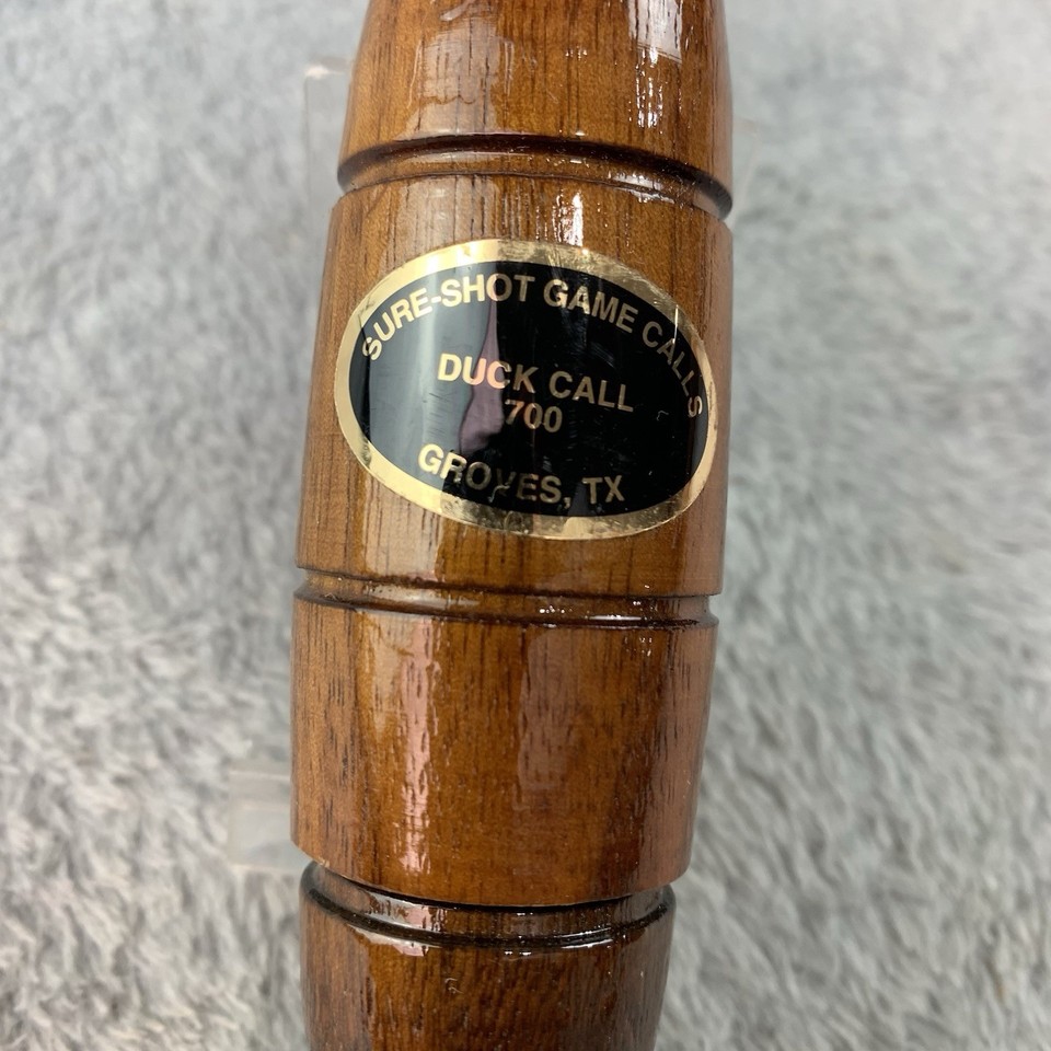 Sure Shot Model 700 Mallard Duck Game Call Wood Hunting Groves TX USA ...