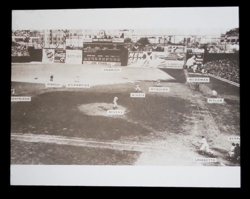 COOKIE LAVAGETTO BROOKLYN DODGERS BREAKS UP YANKEES BILL BEVENS NO ...