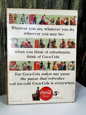 COCA COLA Coke Soda Pop Drink People Scenes Original Pop Ad Kitsch ...
