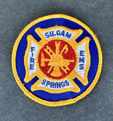 ARKANSAS AR SILOAM SPRINGS FIRE DEPT PATCH BENTON COUNTY | eBay