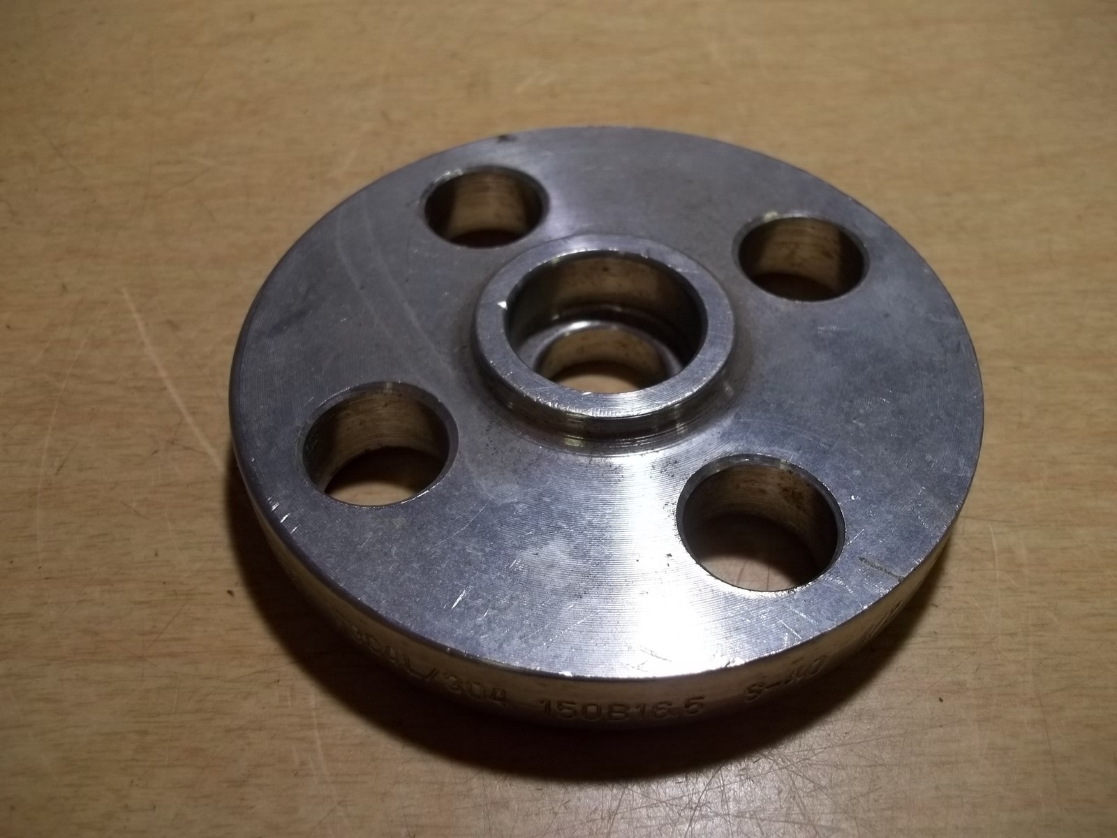 NEW Enlin A/SA182 F304L/304 150 LB 16.5 8L212 1/2" Stainless Weld ...