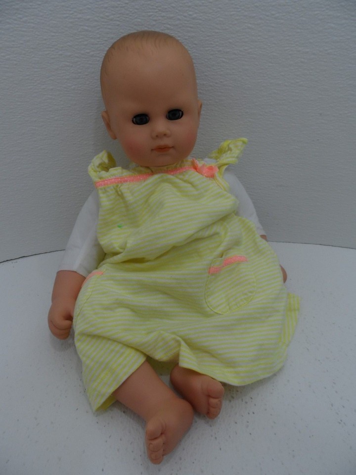 Gotz Baby Doll. 16" Cloth & Vinyl Drawed on Hair Blue eyes | eBay