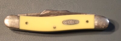 Case XX 3318 Yellow 3 Blade Stockman Pocket Knife USA | eBay