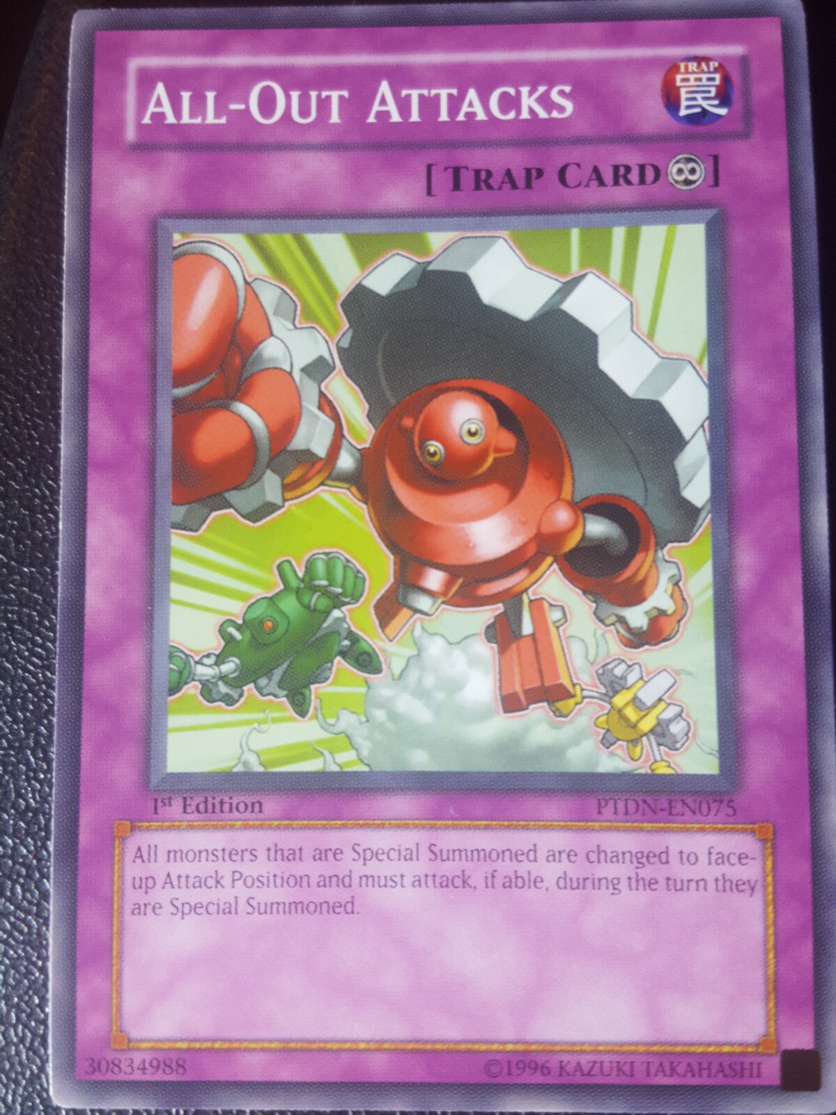 Yugioh All Out Attacks 1st Edition PTDN-EN075 | eBay