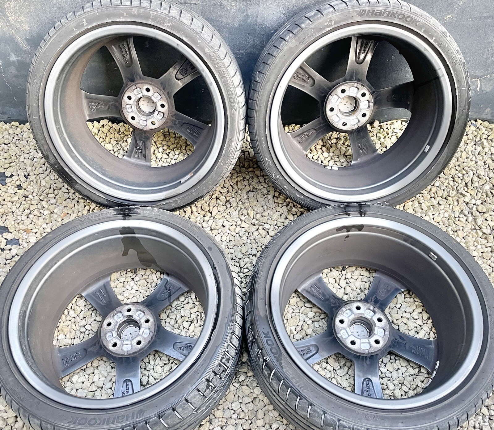 4x19” GENUINE AUDI A4 S4 A5 S5 B9 8W ROTOR DIAMOND CUT ALLOY WHEEL ...