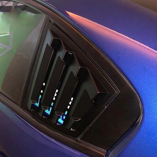 Glossy Black Quarter Rear Door Window Trim Cover Fit for Subaru WRX Sti ...