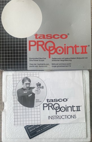 TASCO PROPOINT II (PDP-2) NIP Red Dot JAPAN original accessories & Box ...