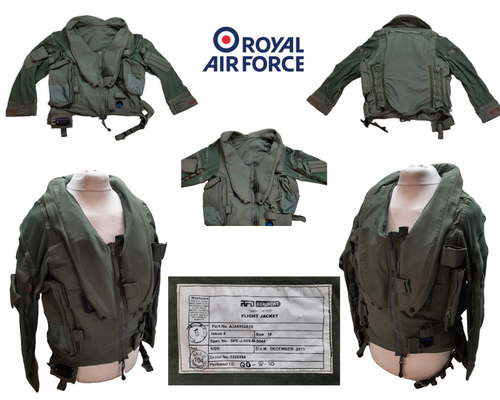 RAF Flight jacket RFD Beaufort- Euro Fighter / Typhoon Life preserver ...