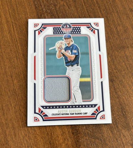 Austin Gordon 2024 USA Baseball Training Camp Game Jersey AG Angels ...