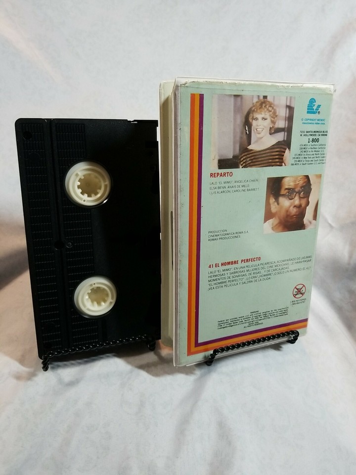 41 El Hombre Perfecto RARE VHS Mexicano Espanol Pepe Romay Lalo "El ...