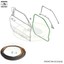 LAND ROVER FRONT ON DOOR SEAL RH RIGHT 5 DOORS RANGE EVOQUE 12-19 ...