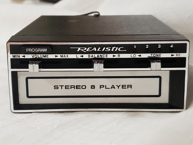 Realistic Super-Mini 8-Track Stereo Under Dash Car Tape Player Mod 12 ...