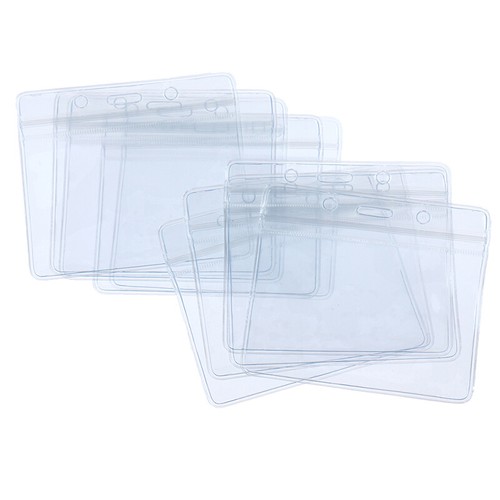 10Pcs Waterproof Clear Plastic Card Protector Sleeve Cards Cov-m- | eBay