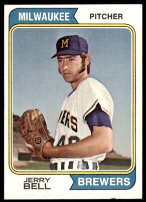 1974 TOPPS JERRY BELL MILWAUKEE BREWERS #261 | eBay