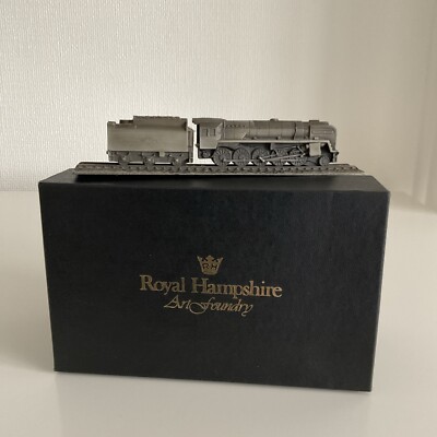 Royal Hampshire Pewter Steam Train Model - Evening Star Boxed | eBay UK