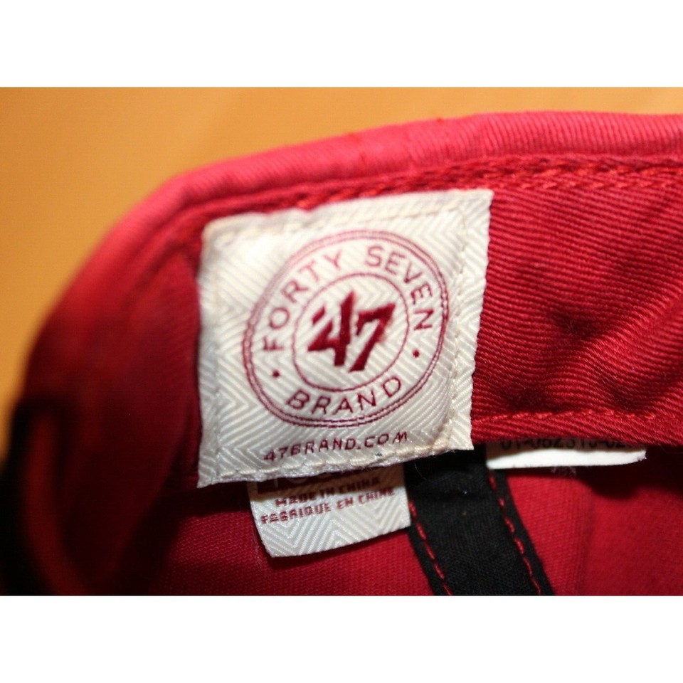 NHL Hockey Ottawa Senators Snapback Hat Cap OS One Size '47 Red ...
