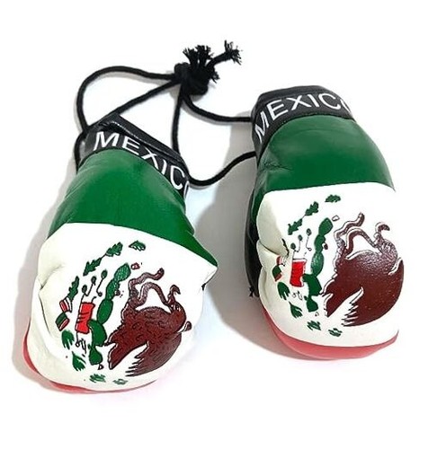 Mexico flag Boxing Glove Mexican flag decoration car accessories ...