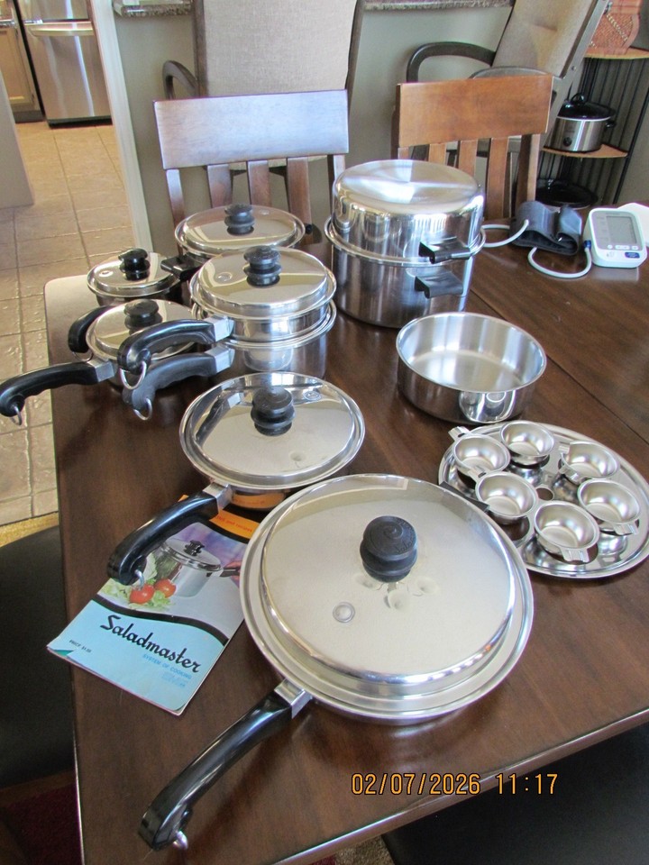 Saladmaster 17 Piece Cookware Set - T304S | eBay