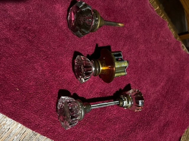vintage Glass door knobs lot Of 4 | eBay