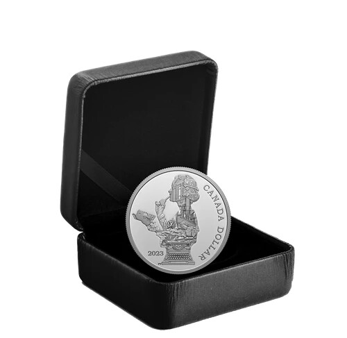 Pure Silver Canada Coin, Proof Dollar, Kathleen Kit Coleman, Pioneer ...